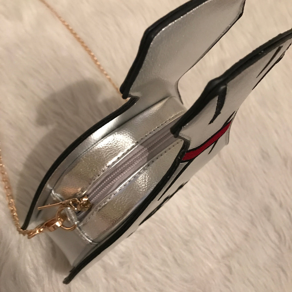 Mariah Money Bag Silver – The Baddie Boudoir